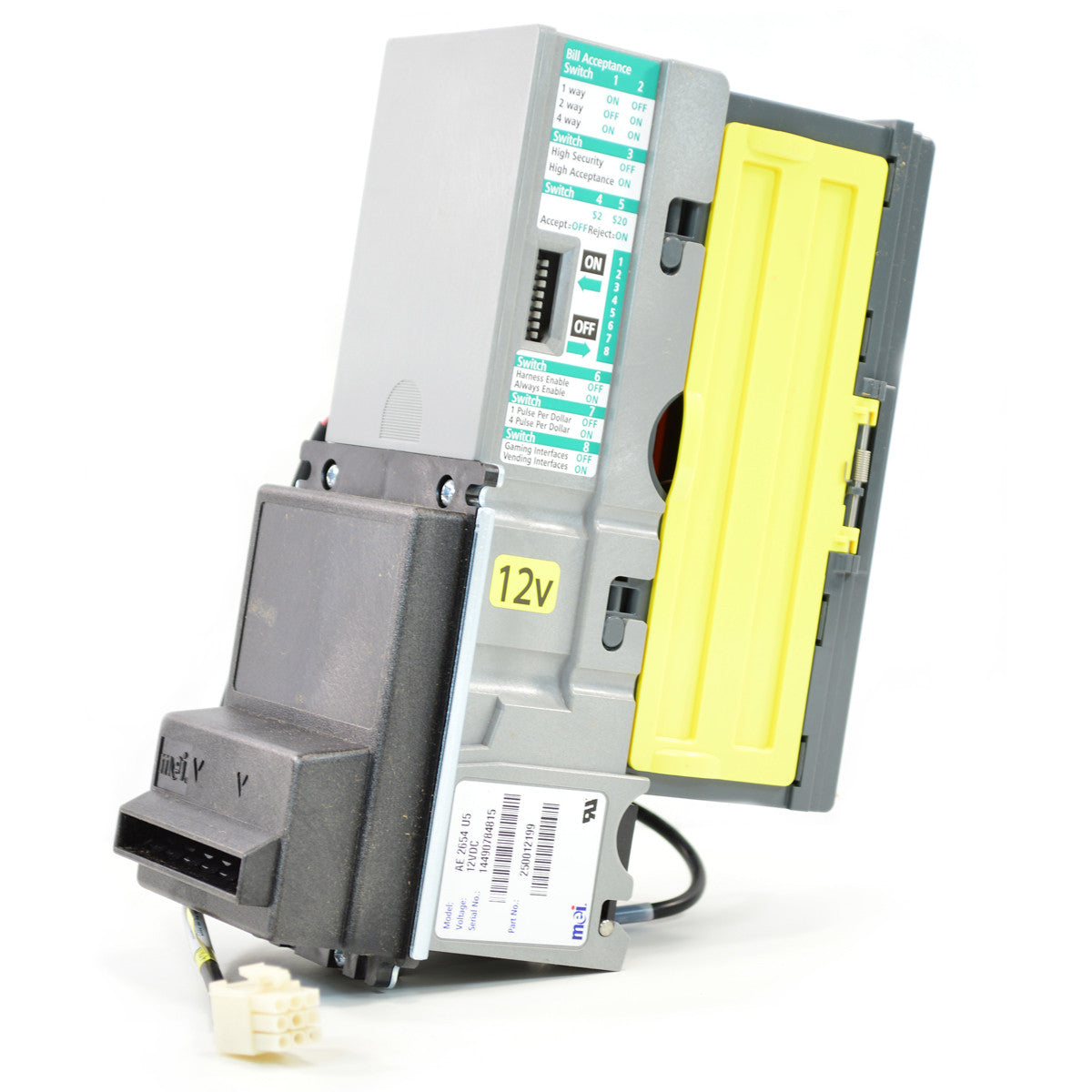 MEI AE-2654-U5E 12 VOLT BILL ACCEPTOR – BumbleBear